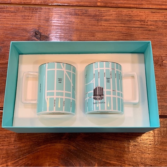Tiffany & Co. | Dining | Tiffany Manhattan Map Mugs This Is A Reposh I ...